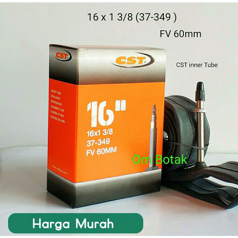 Jual Ban dalam Sepeda CST 16 x 1 3/8 FV 60mm | Shopee Indonesia