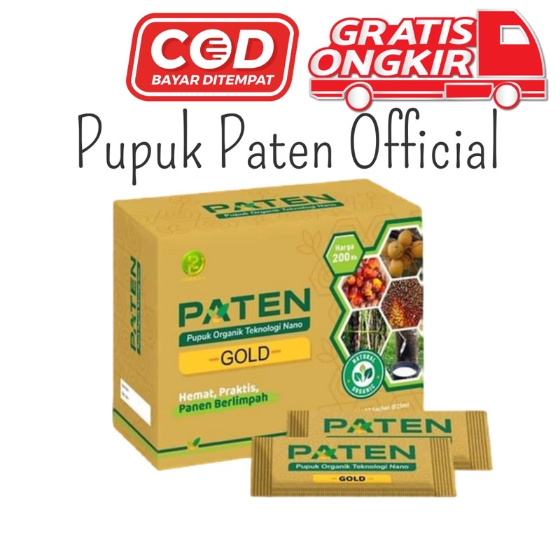 Jual PATEN GOLD (1 Box Isi 12 Sachet @25ml) Exp: 2024 | Shopee Indonesia