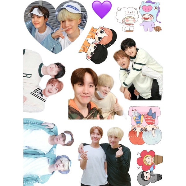 Jual Stiker BTS ( Sudah Cutting) Shiper Taekook Vmin Namjin Sope Jikook ...