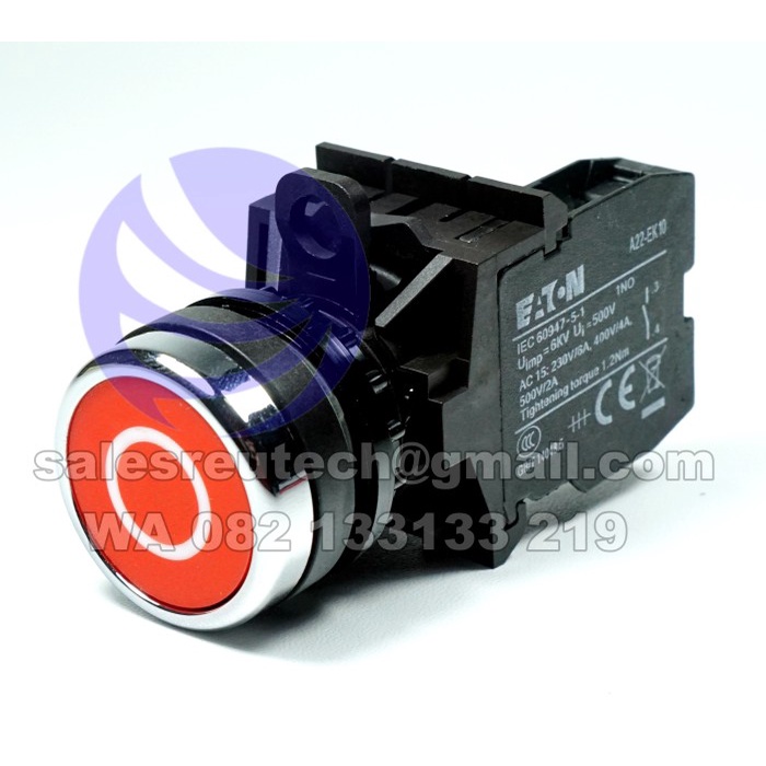 Jual Eaton Moeller A22-RD-10/K10 Push Button Merah 1NO | Shopee Indonesia