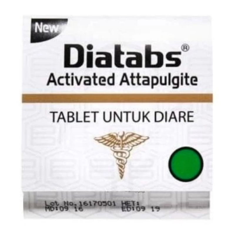 Jual New Diatabs Strip isi 4 Tablet | Shopee Indonesia