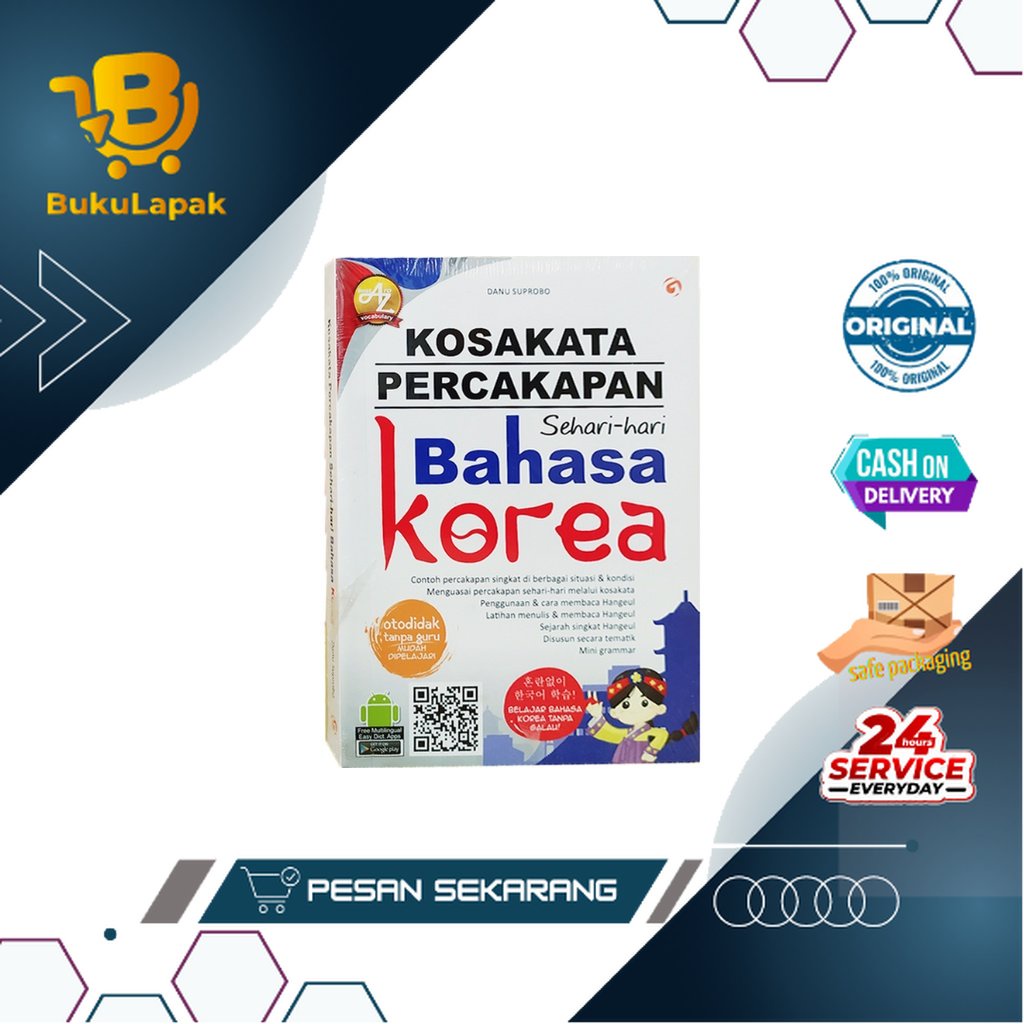 Jual Buku Bahasa Korea Saku - KOSAKATA PERCAKAPAN SEHARI-HARI BAHASA KOREA - Buku Korea | Shopee ...