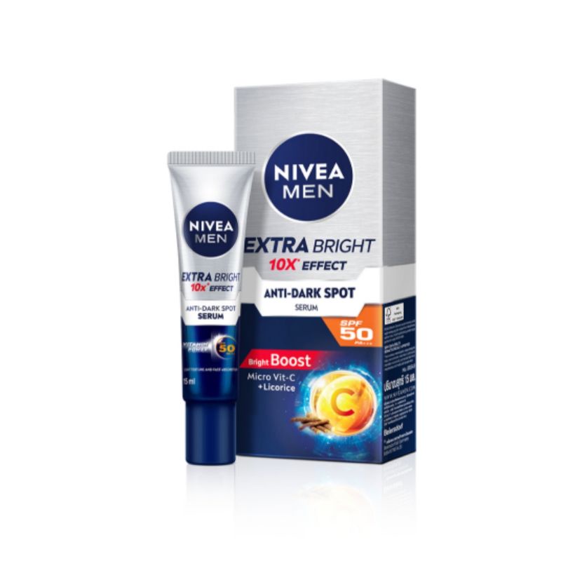 Jual Nivea Men Extra Bright Anti Dark Spot Serum 15ml | Shopee Indonesia
