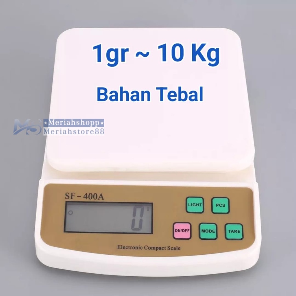 Jual Timbangan Digital Dapur 10kg TEBAL Buah Kue Kitchen scale 1gr/10kg ...