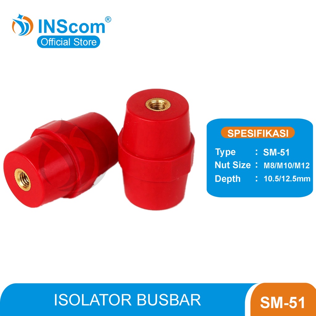 Jual ISOLATOR BUSBAR HOLDER SM 51 / INSULATOR BUSBAR SM 51 INSCOM | Shopee Indonesia