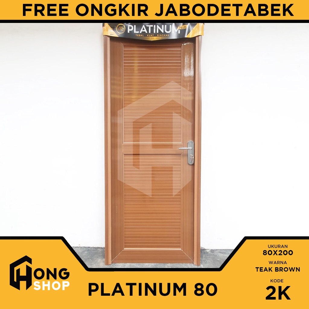Jual Pintu Kamar Mandi PVC TEBAL Platinum Special Edition 80x200 ...