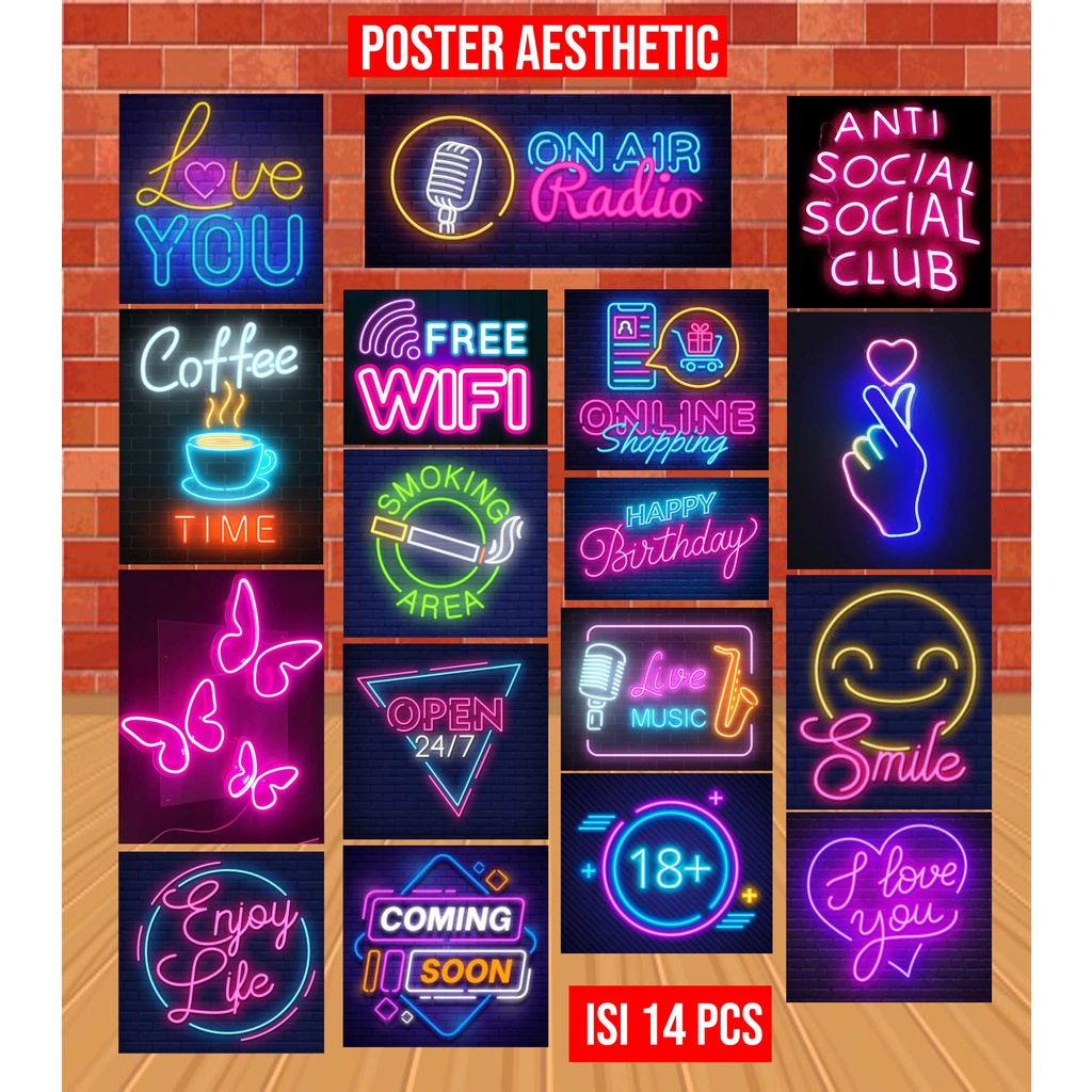 Jual POSTER AESTHETIC / DEKORASI KAMAR / POSTER DINDING / WALPEPER ...