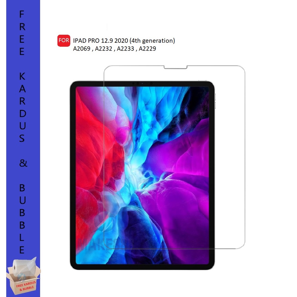 Jual Tempered Glass IPAD PRO 12.9 2020 A2069 A2232 A2233 A2229 (4th generation) Screen Guard ...