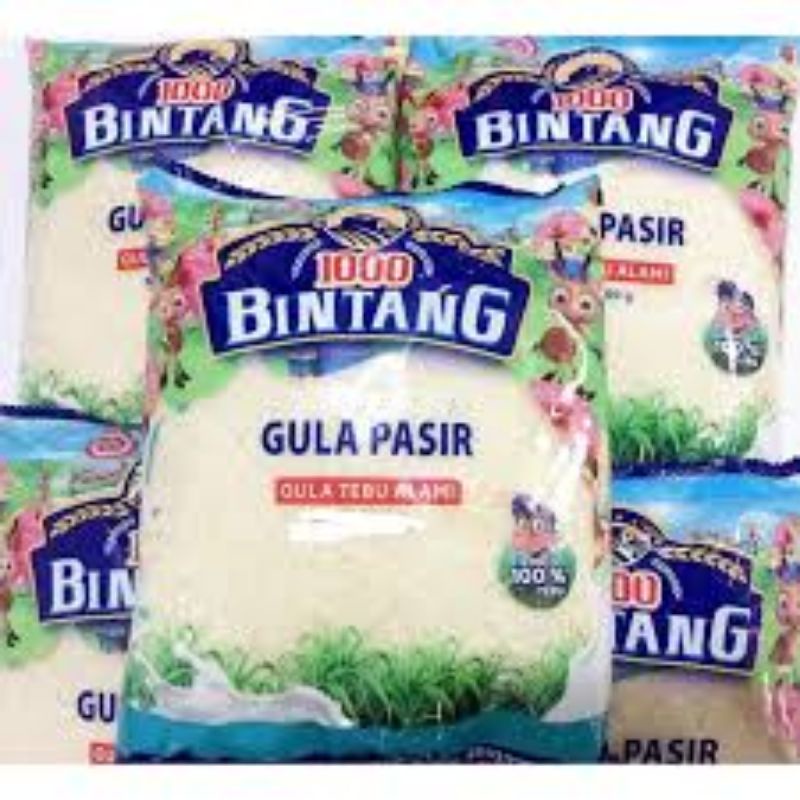 Jual Gula Pasir Putih/ Gula Pasir 1000 Bintang | Shopee Indonesia