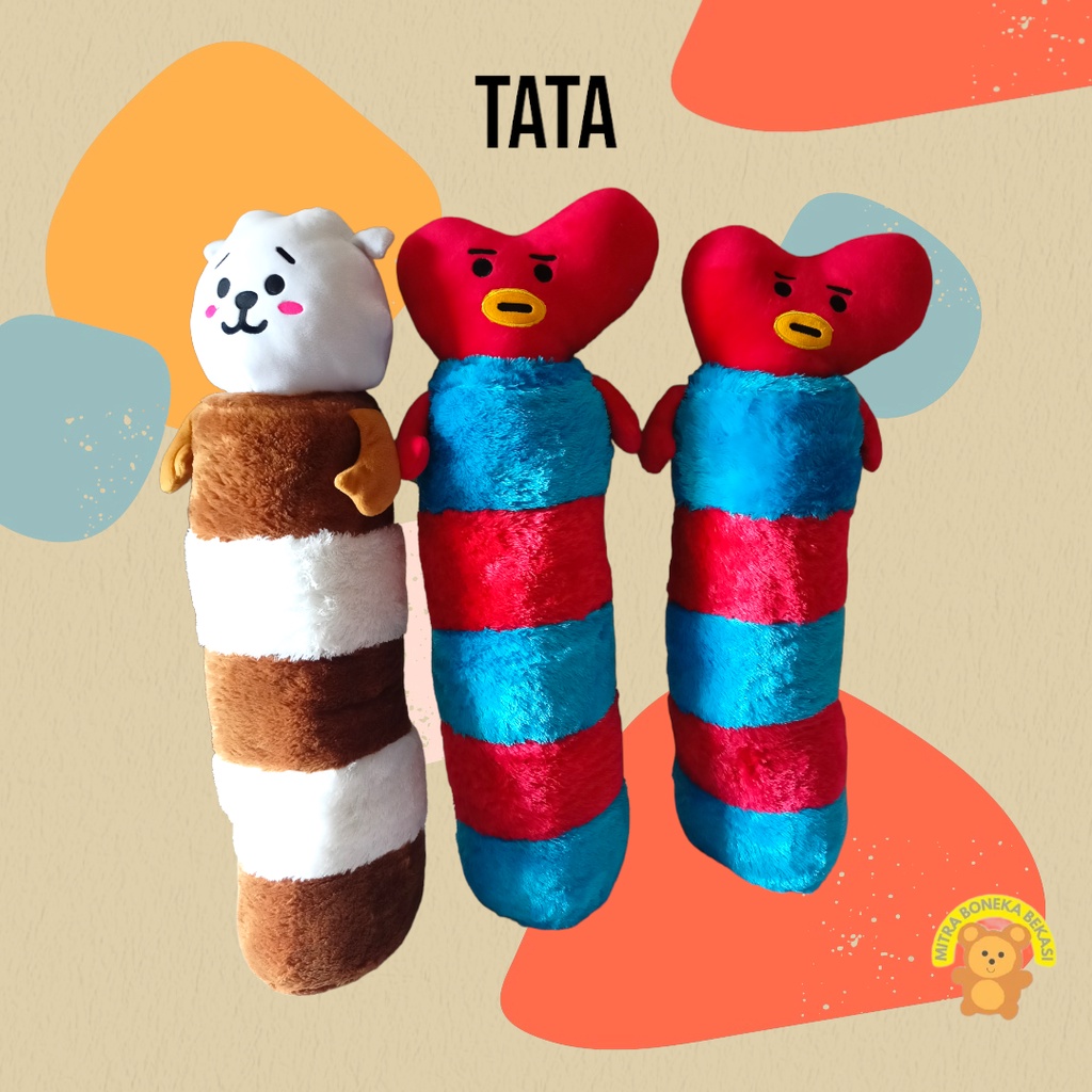 Jual Boneka Guling Panjang Karakter BTS Van Koya Chimmy Shooky Tata RJ ...