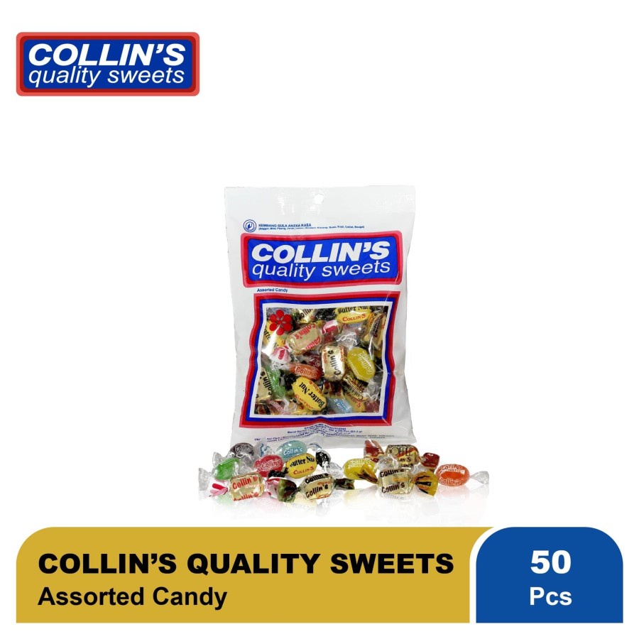 Jual Permen Collins Aneka Rasa 160 gram - Collins Assorted Candy ...