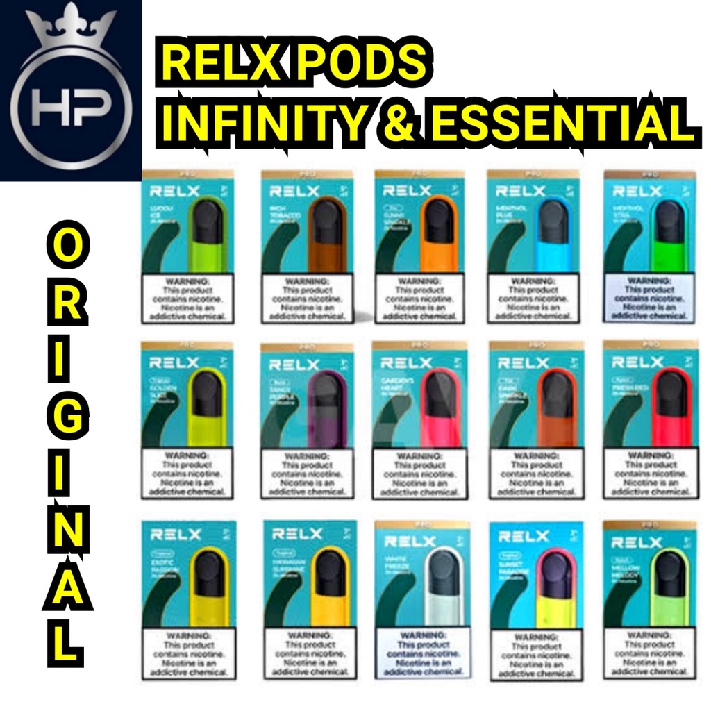 Jual RELX PODS INFINITY ESSENTIAL & OKE! PODS COMPITABLE RELX INFINITY ...
