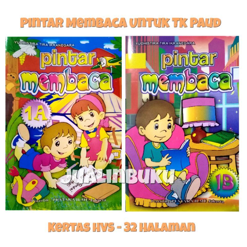 Jual Buku Anak Pintar Membaca 1A dan 1B Untuk Tk/Paud dan SD Kelas 1 ...