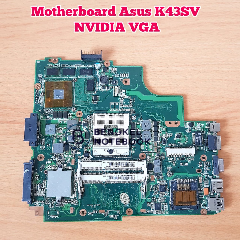 Jual Motherboard Asus A43S A43F A43 K43SV series NVIDIA VGA rev 3.0 ...