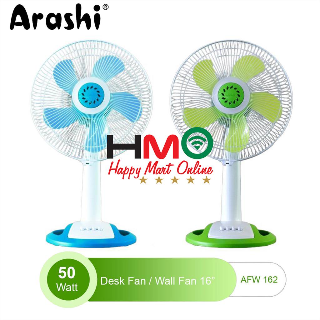 Jual Kipas Angin Meja Dinding 2 in 1 12" Arashi General Duo Fan Desk & Wall Fan 12 Inch | Shopee ...