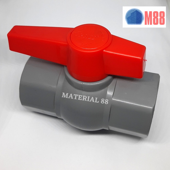 Jual Fitting Ball Valve Pvc 1 Inch Polos - Stop Kran Keran | Shopee Indonesia