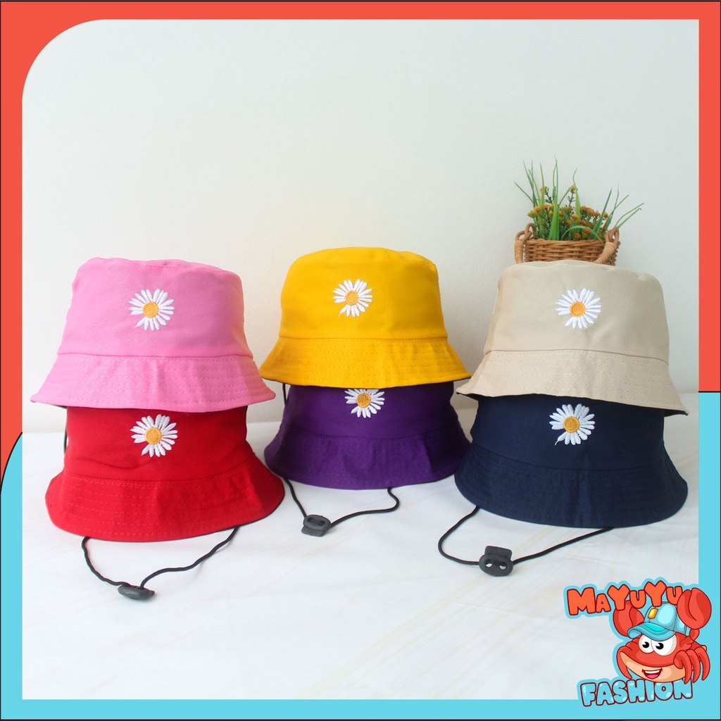 Jual MaYuYu - Topi Bucket Tali Premium Dua Sisi Bolak Balik - Bucket ...