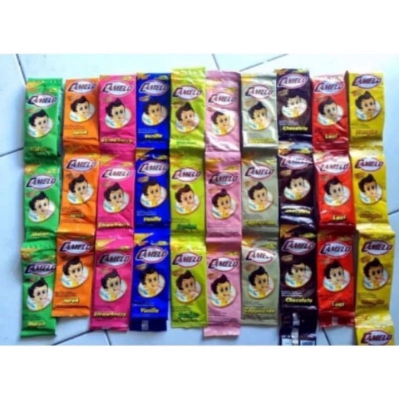 Jual Bubuk es camelo 10 renteng isi 100pcs (rasa campur) | Shopee Indonesia
