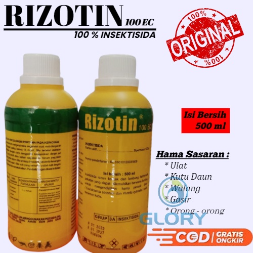 Jual Racun Serangga Ampuh Rizotin 100 EC 500ML Inteksida Atau Pestisida ...