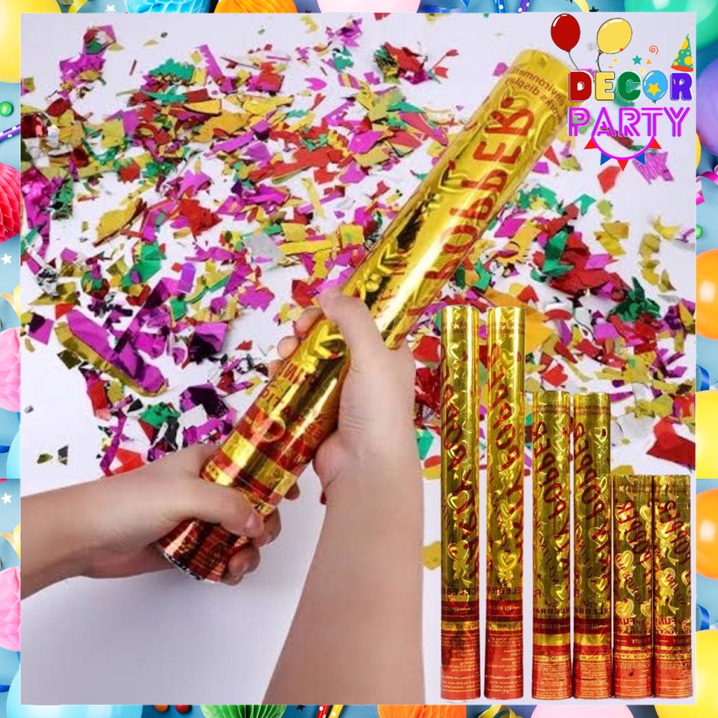 Jual DP Popper Party Ulang Tahun 60Cm Confetti Pesta Pernikahan 40Cm ...