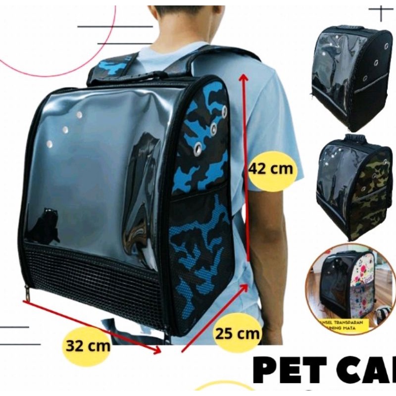 Jual TAS RANSEL KUCING TRANSPARAN BESAR PET CARGO JUMBO ASTRONOT MUSANG ...