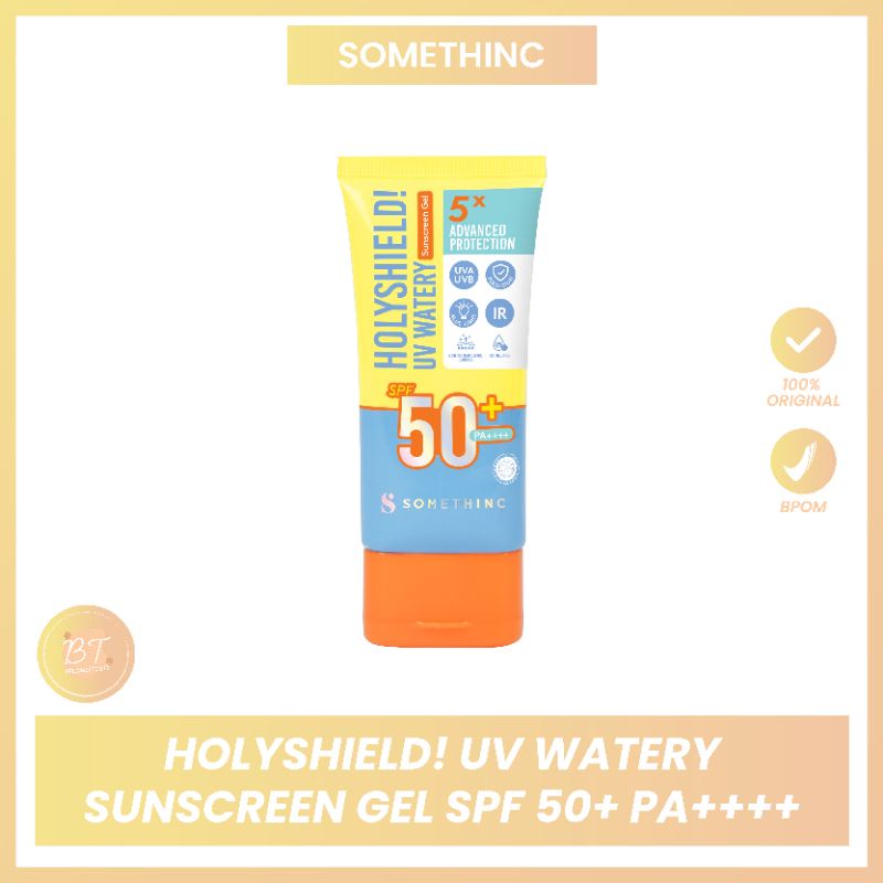 Jual SOMETHINC Holyshield! UV Watery Sunscreen Gel SPF 50+ PA ...