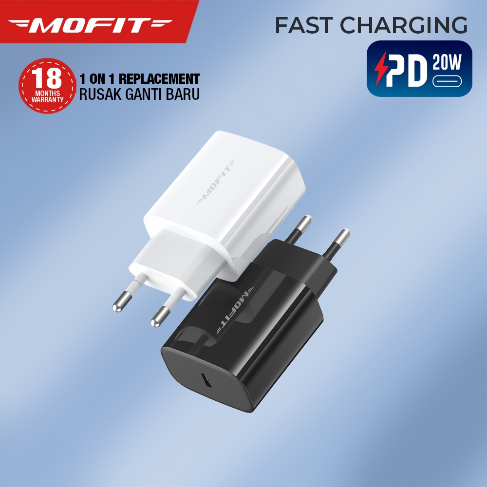 Jual MOFIT MPD21 PD 20Watt Quick Charge 3.0A Power Adapter Charge ...