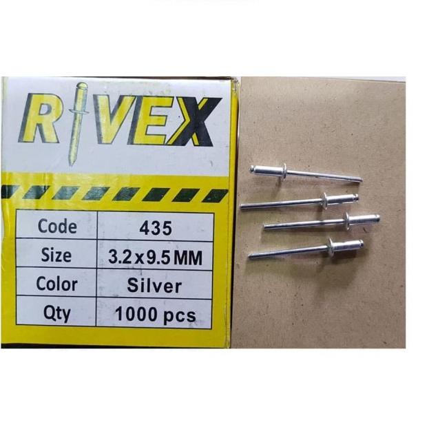Jual PAKU RIVET BLIND RIVET 435 Harga 1 dus 1000 Pcs 1 kg | Shopee ...