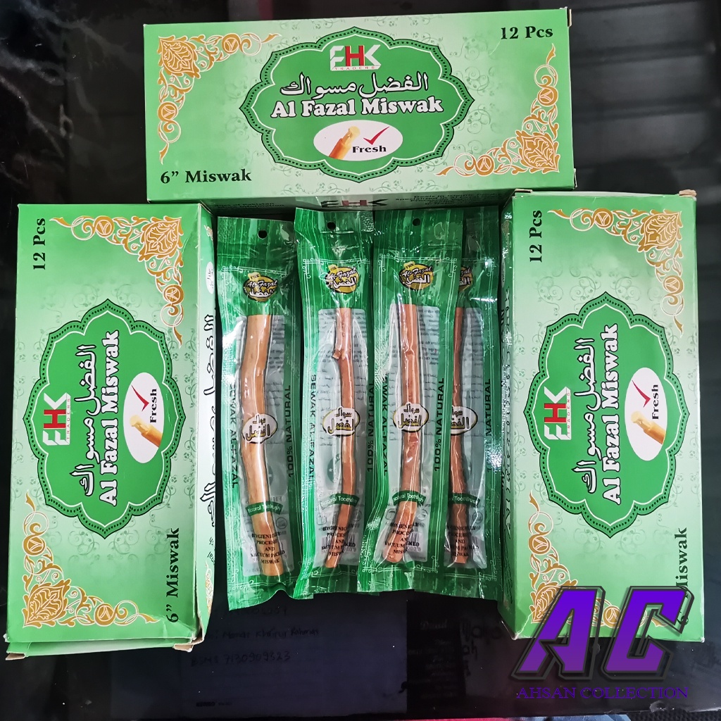 Jual [H034] - Siwak Al Fazal Putih Kecil PERBOX isi 12 Pcs | Siwak ...