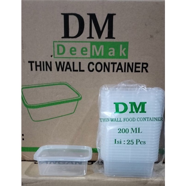 Jual Thinwall Dm 200ml 250ml 300ml Rec Kotak Makan Ford Container