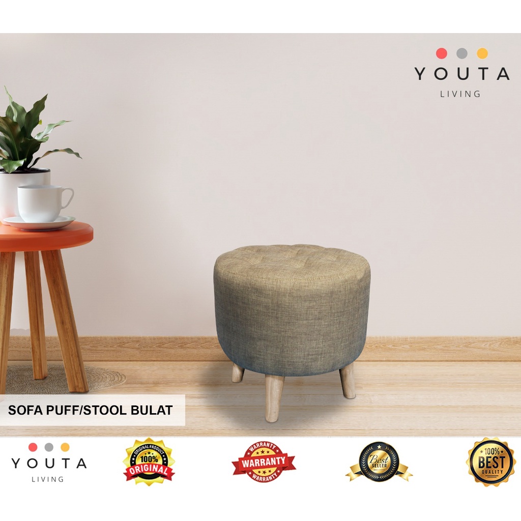 Jual PUFF SOFA KOTAK BULAT STORAGE MINIMALIS | Shopee Indonesia