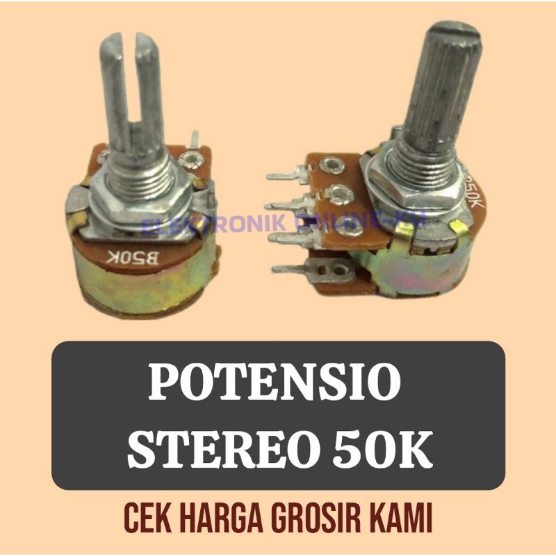 Jual POTENSIO STEREO 50K | Shopee Indonesia