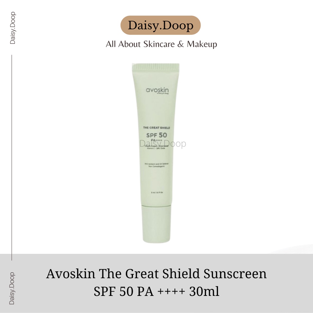 Jual Avoskin The Great Shield Sunscreen SPF 50 PA ++++ | Shopee Indonesia