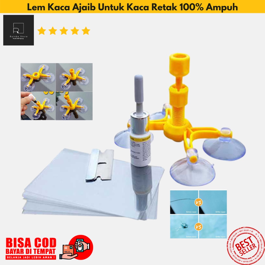 Jual Lem Kaca Ajaib Untuk Kaca Retak Mobil LCD HP 100% Ampuh | Shopee ...