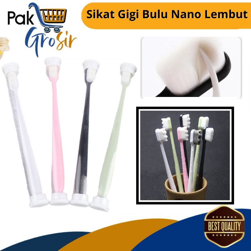Jual Sikat Gigi Nano Tech 12000 Bulu Halus Lembut Anti Bakteri dan ...