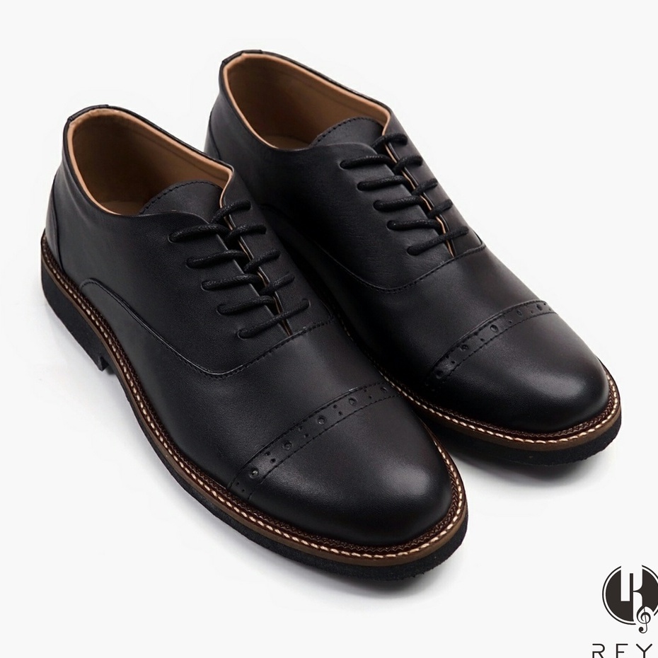 Jual Sepatu Kulit Formal Original Reyl Jazz 02 Black TotoSuryo x Reyl ...