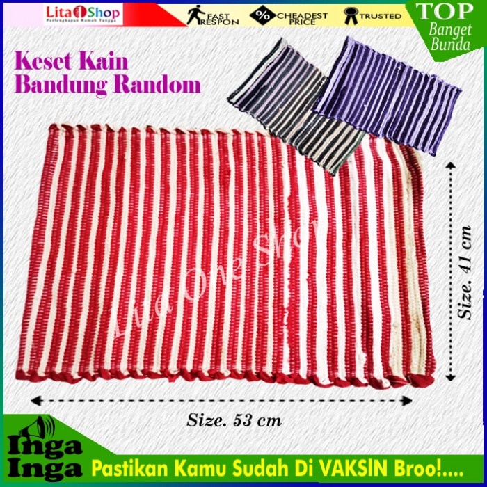 Jual [Ada] Keset Tenun/Keset Rajut Kamar Mandi Kamar Tidur Teras [Keset ...