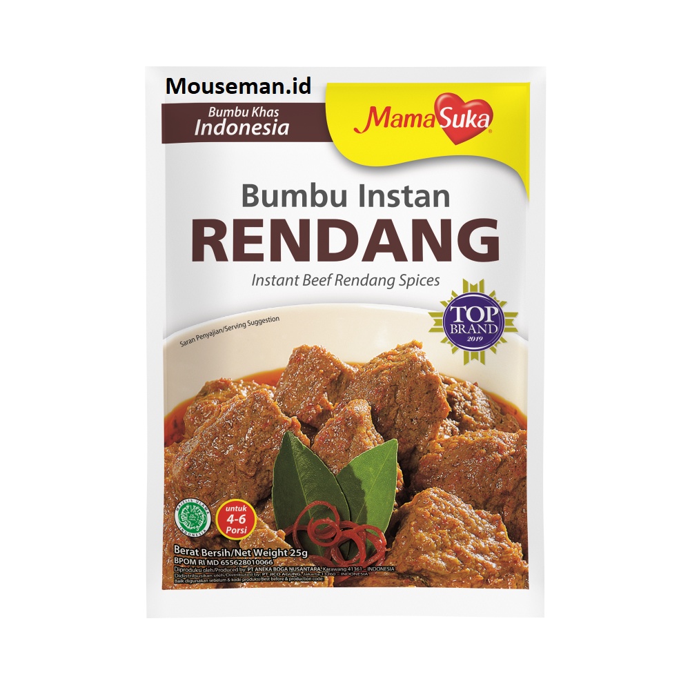 Jual MamaSuka - Bumbu Khas Indonesia Bumbu Instan Rendang Instant Beef ...