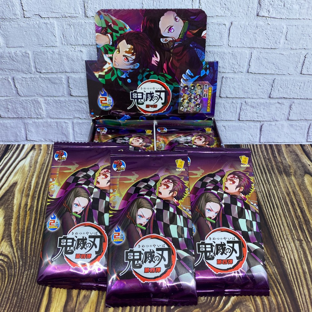 Jual Kartu Demon Slayer Collection Card Game Booster Pack Purple Box ...