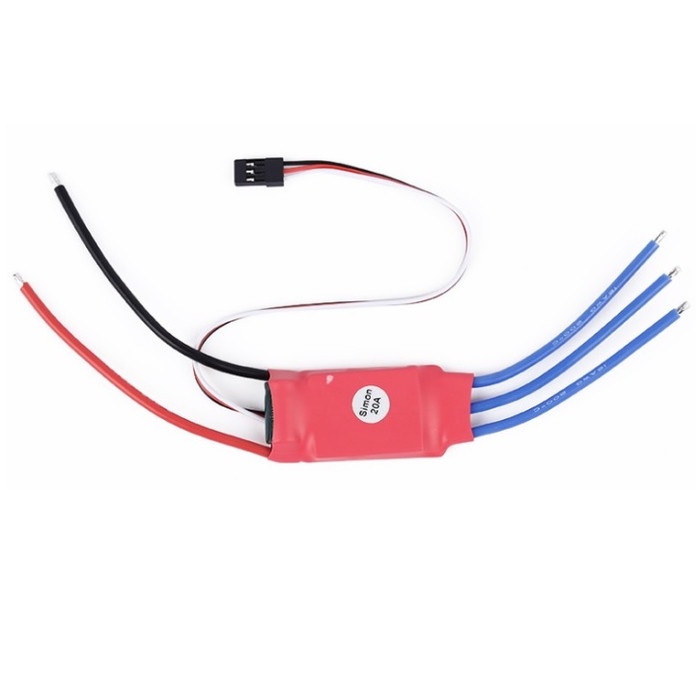 Jual ESC 20A SimonK 2-3S Brushless Speed Controller With 3A 5V BEC ...