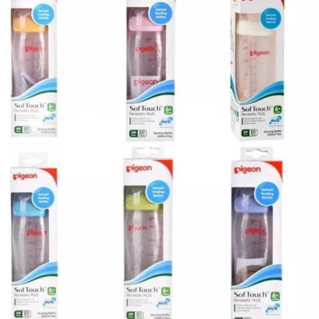 Jual Bottle / Botol Pigeon Wide Neck Peristaltic Plus Uk 330 ml ...
