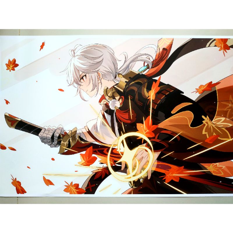 Jual Poster Game Genshin Impact 43 Kaedehara Kazuha Merchandise ...