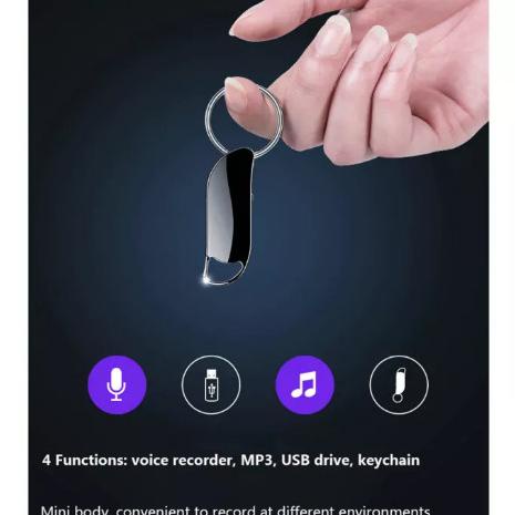 Jual Perekam Suara Mini Model Gantungan Kunci Perekam Tersembunyi Spy ...