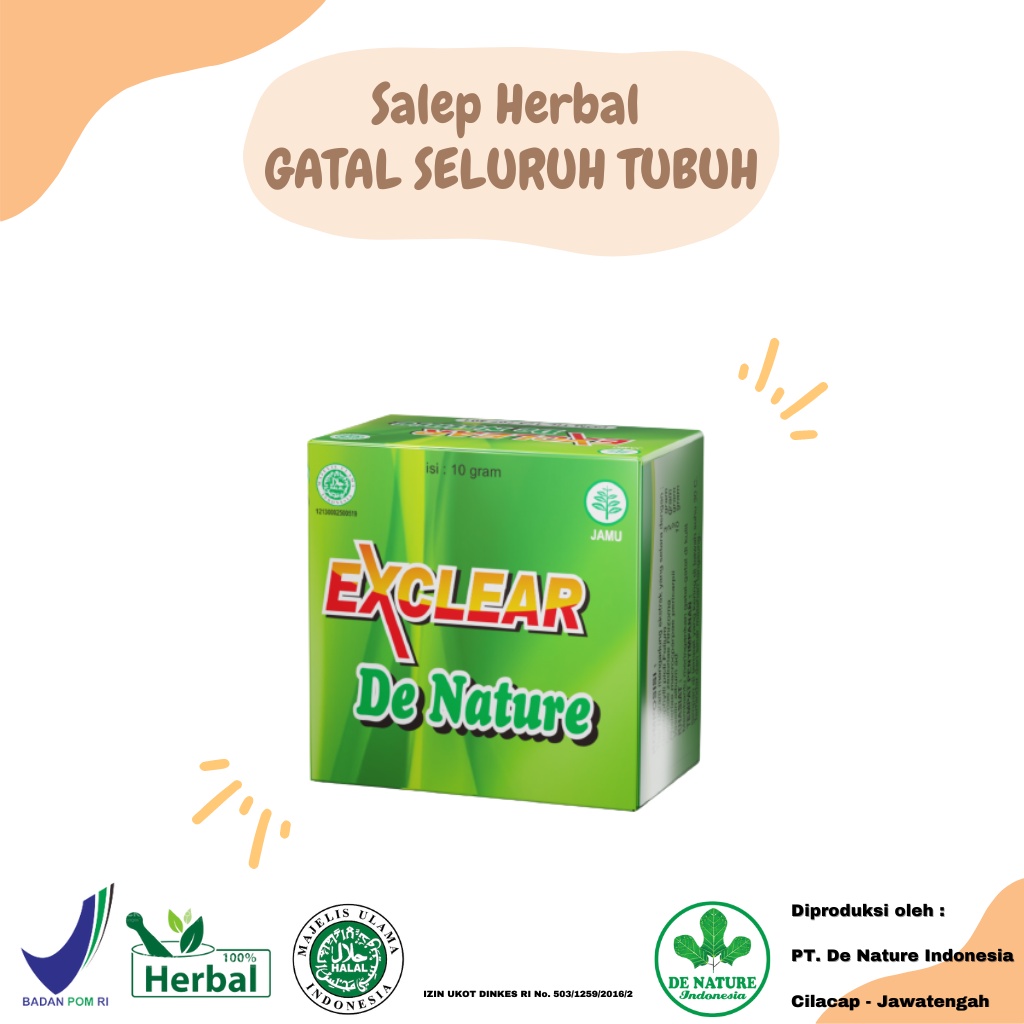 Jual Salep Obat Gatal, Denature De Nature Salep Exclear Salep Gatal ...