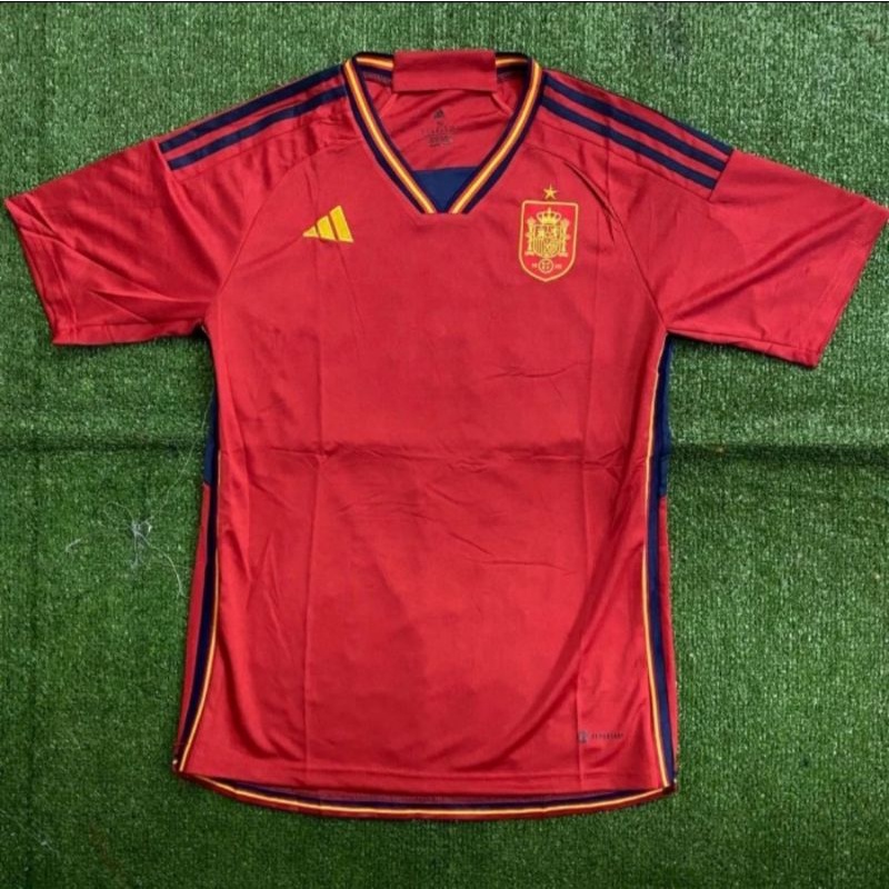 Jual JERSEY SPANYOL HOME 2022 2023 TIMNAS PIALA DUNIA SPAIN GO GRADE ...
