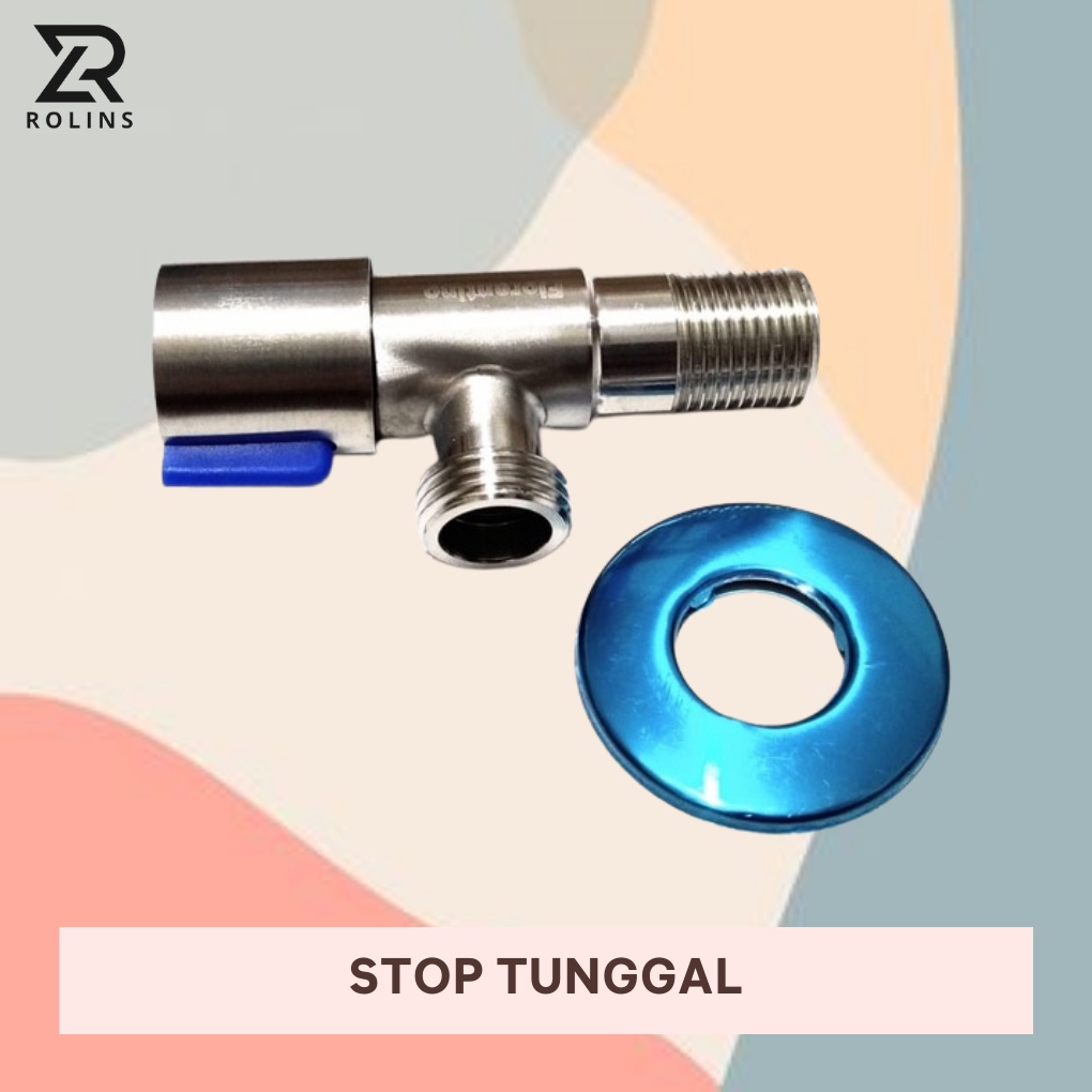 Jual Kran Air Stopkran 1/2 Inch Stop Kran Closet Shower Stainless sus ...