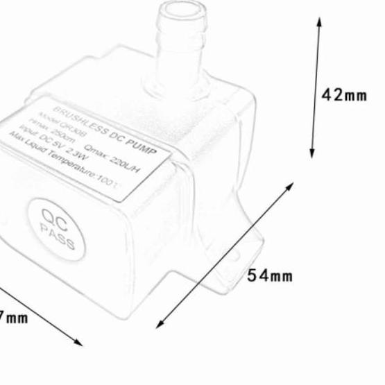 Jual Pompa Air Celup USB M1 Mini Brushless 5V Submersible Pump | Shopee ...