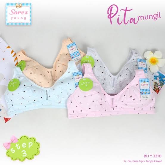 Jual Bra Remaja Minibra Abg Step 3 Sorex Young Seri 3310 | Shopee Indonesia