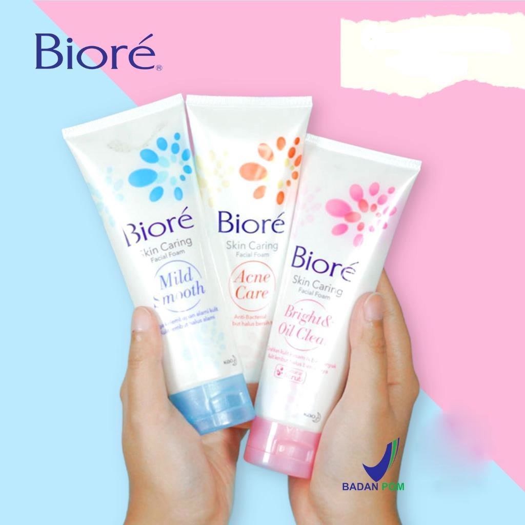 Jual BIORE Skin Caring Facial Foam Acne 40gr - BIORE Skin Caring Facial Foam Bright & Oil Care ...