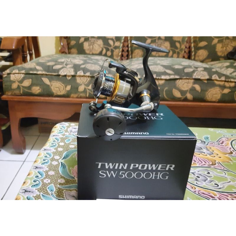 Jual Reel Shimano Twin Power sw5000hg 2015 - New | Shopee Indonesia